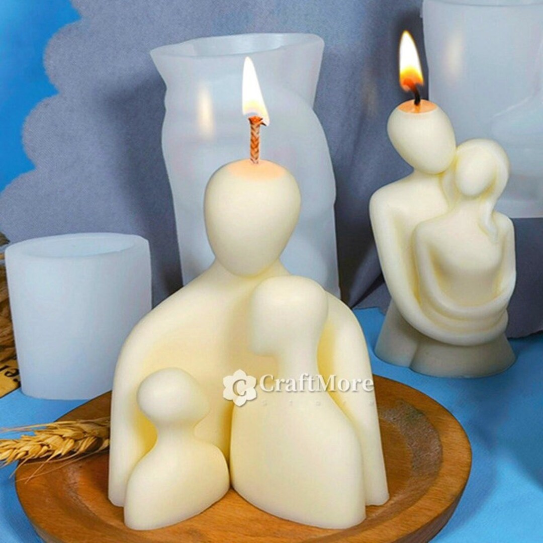 Abstract Body Candle Mold-candle Silicone Mold-silicone Candle Mold ...