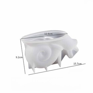 Big Snail Silicone Mold,epoxy Resin Snail Mold,animal Snail Candles ...