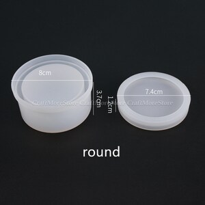 3 Styles Silicone Storage Box Mold-heart Shaped Box Mold-square Jewelry ...