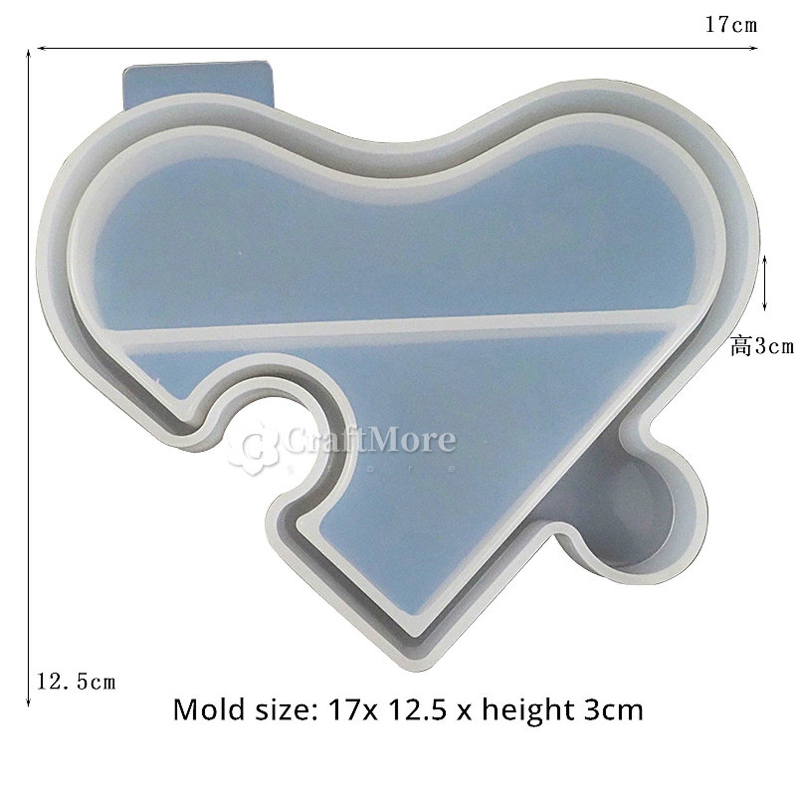 Heart Shaped Silicone Tray Mold-love Heart Storage Box Resin - Etsy