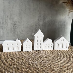 10 Styles Small Silicone House Mold-mini House Concrete Mold-cute House ...