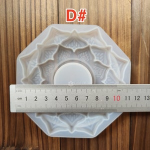Lotus Candle Holder Silicone Mold-4 Styles Tealight Holder Resin Mold ...