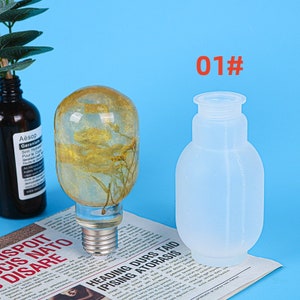 6 Styles Light Bulb Silicone Mold-light Bulb Resin Mold-creative Night ...