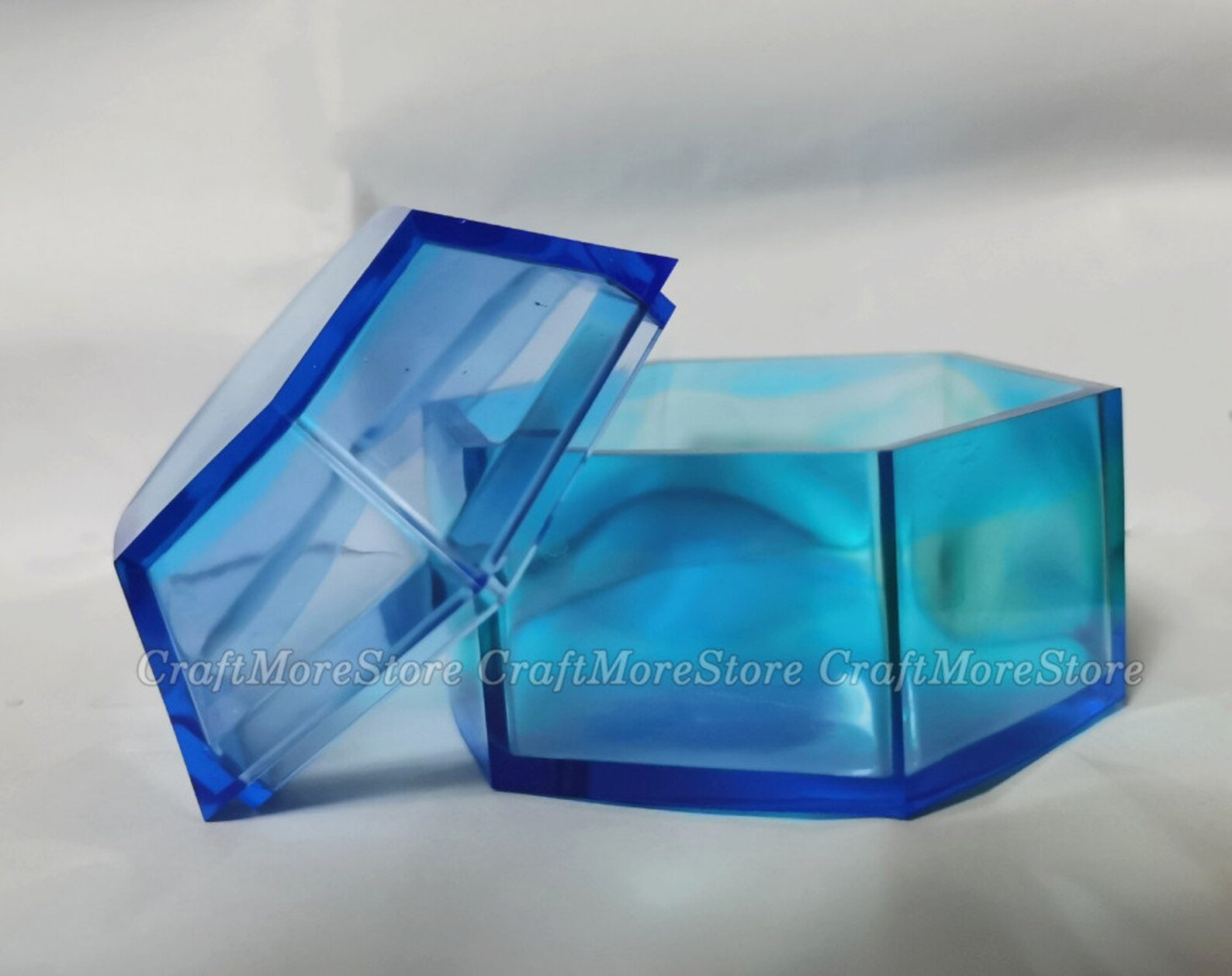 Jewelry Box Mold,silicone Box Mold,epoxy Resin Box Molds, Creative ...