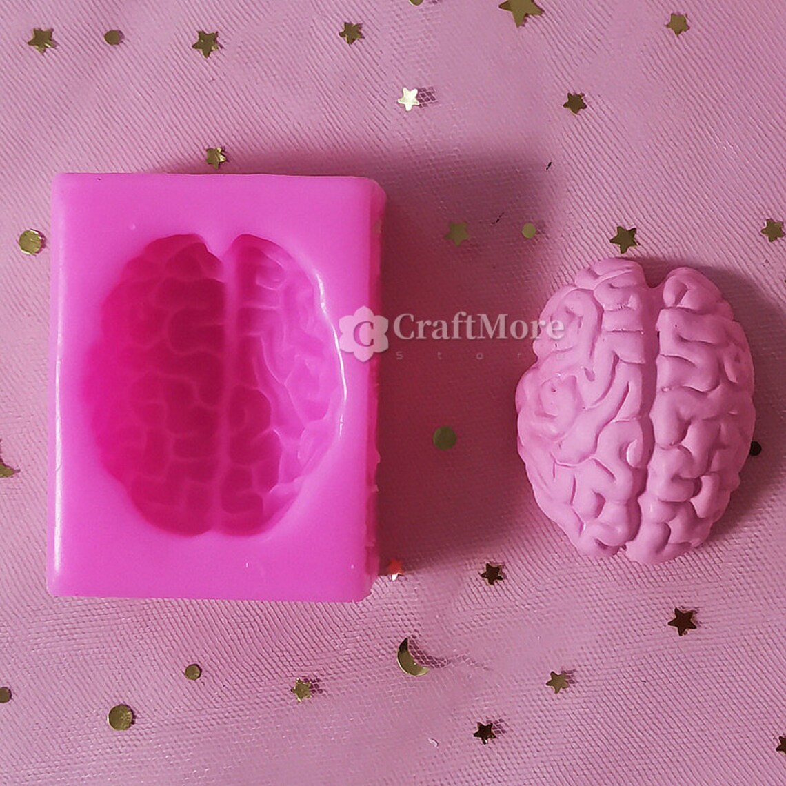 Silicone Brain Mold-creative Brain Resin Molds-brain Candle - Etsy