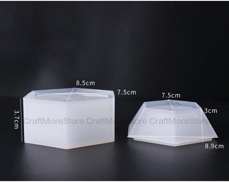 Jewelry Box Mold,silicone Box Mold,epoxy Resin Box Molds, Creative ...