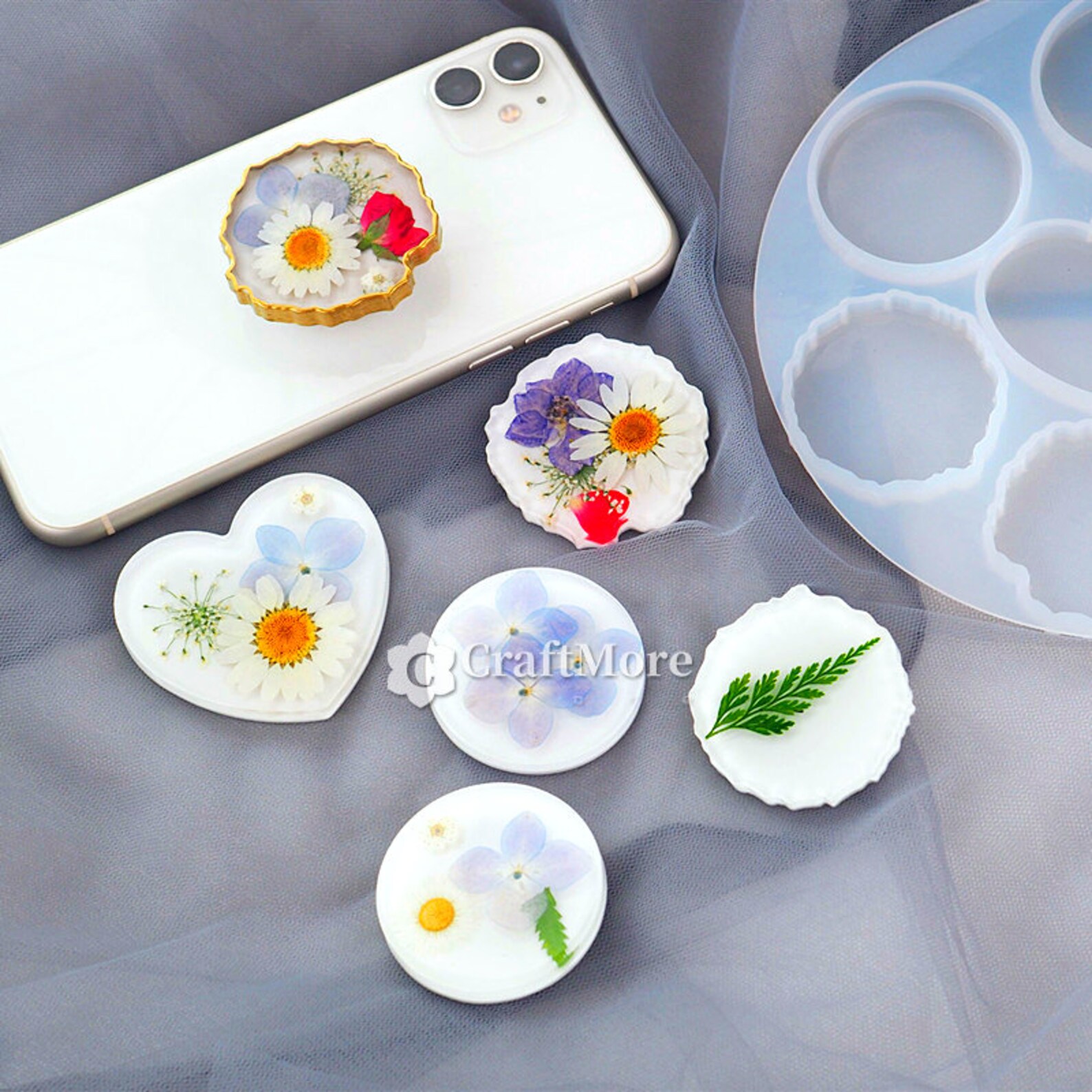 Irregular Round Mobile Phone Holder Mold-silicone Mobile Phone Holder ...