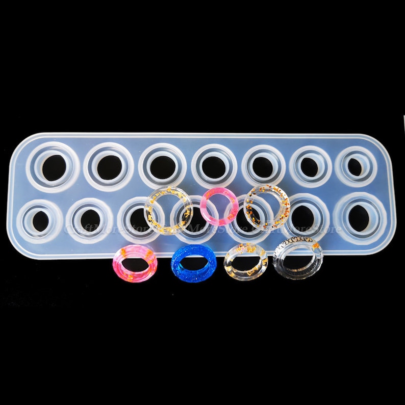 17mm-23mm Silicone Ring Mold-diamond Faceted Ring Mold-cutting - Etsy