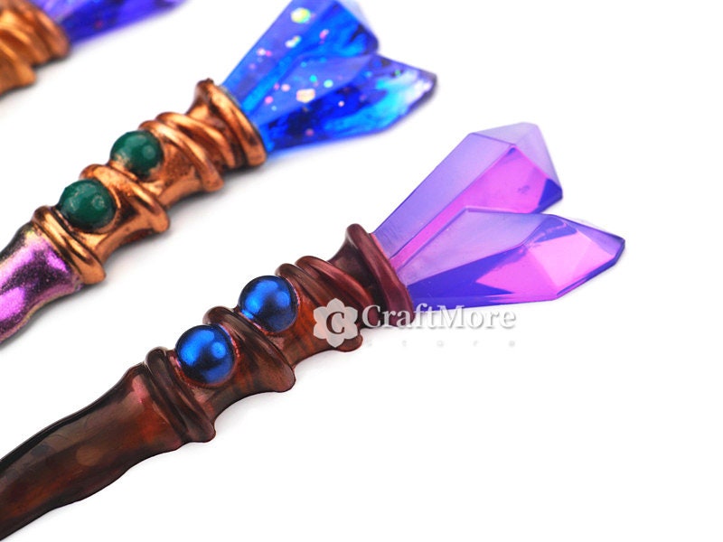 Silicone magic wand mold-Magic wand bookmark resin | Etsy