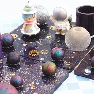 Silicone Planet Mold-creative Planet Resin Molds-20mm,25mm,30mm,50mm ...