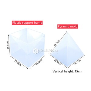 Large Size Silicone Pyramid Mold-pyramid Resin Mold-energy Auganta ...