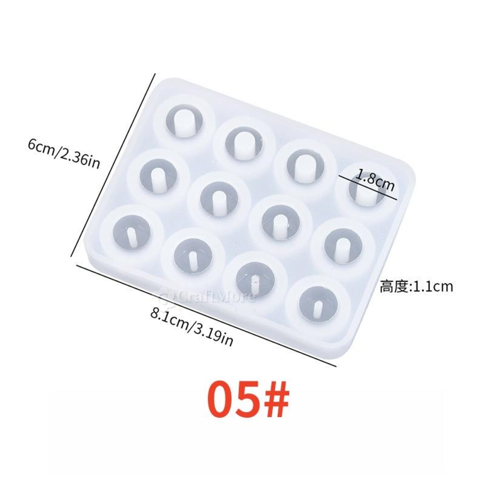 10mm to 18mm Silicone Beads Mold-round/square Beads Resin Mold-bracelet ...