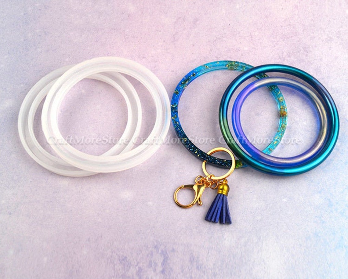 Silicone Bracelet Mold-silicone Key Ring Mold,resin Bracelet Molds-thin ...