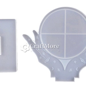 Hand Shape Silicone Mirror Mold-mirror Resin Mold-home Decoration ...
