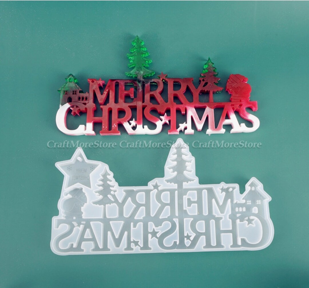 Christmas Silicone Mold-christmas Tree Resin Mold-christmas - Etsy