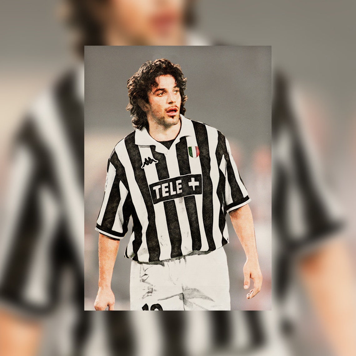 Alessandro Del Piero Poster Juventus Print Football | Etsy