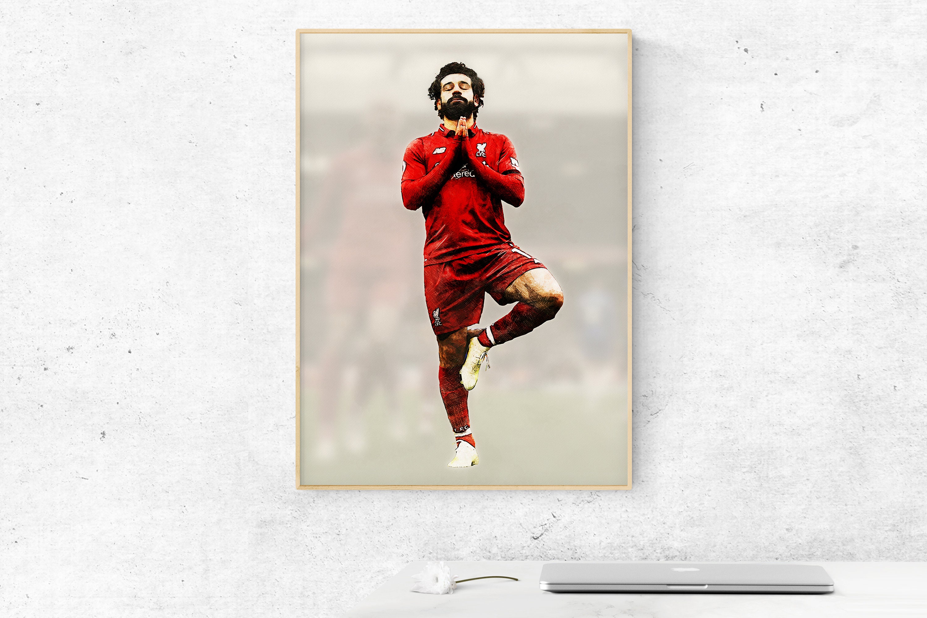 Mohamed Salah Poster, Liverpool Posters, Salah Print, Liverpool Prints ...