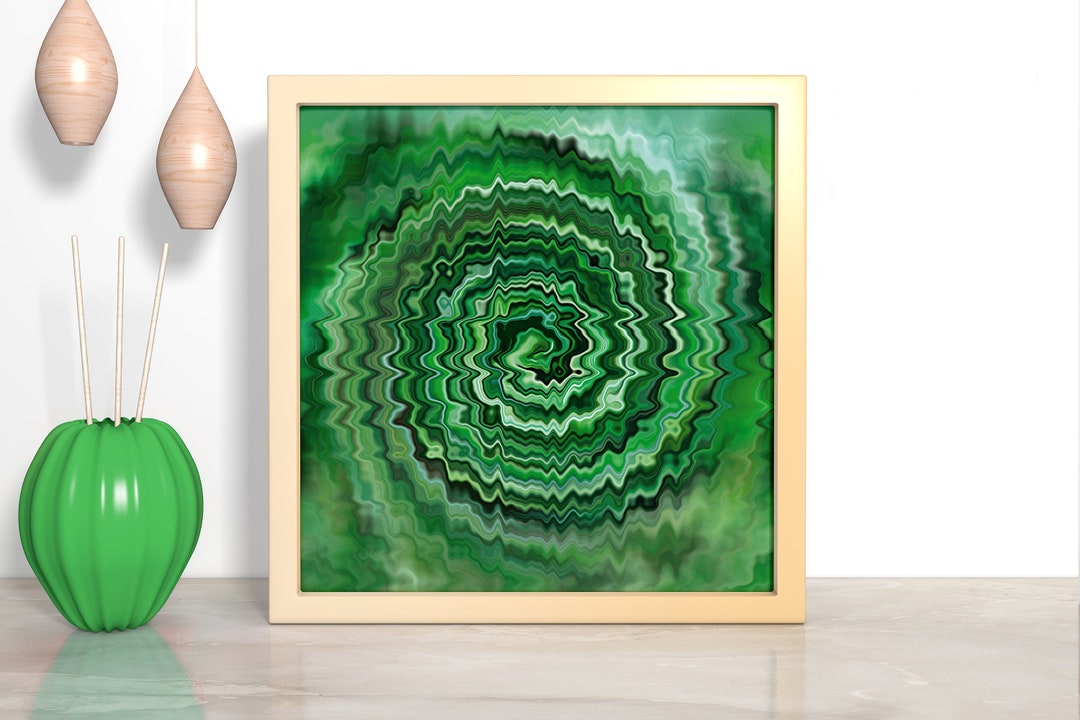 Jade, Abstract Print, Art Print, Home Decor, Abstract Poster, Art ...