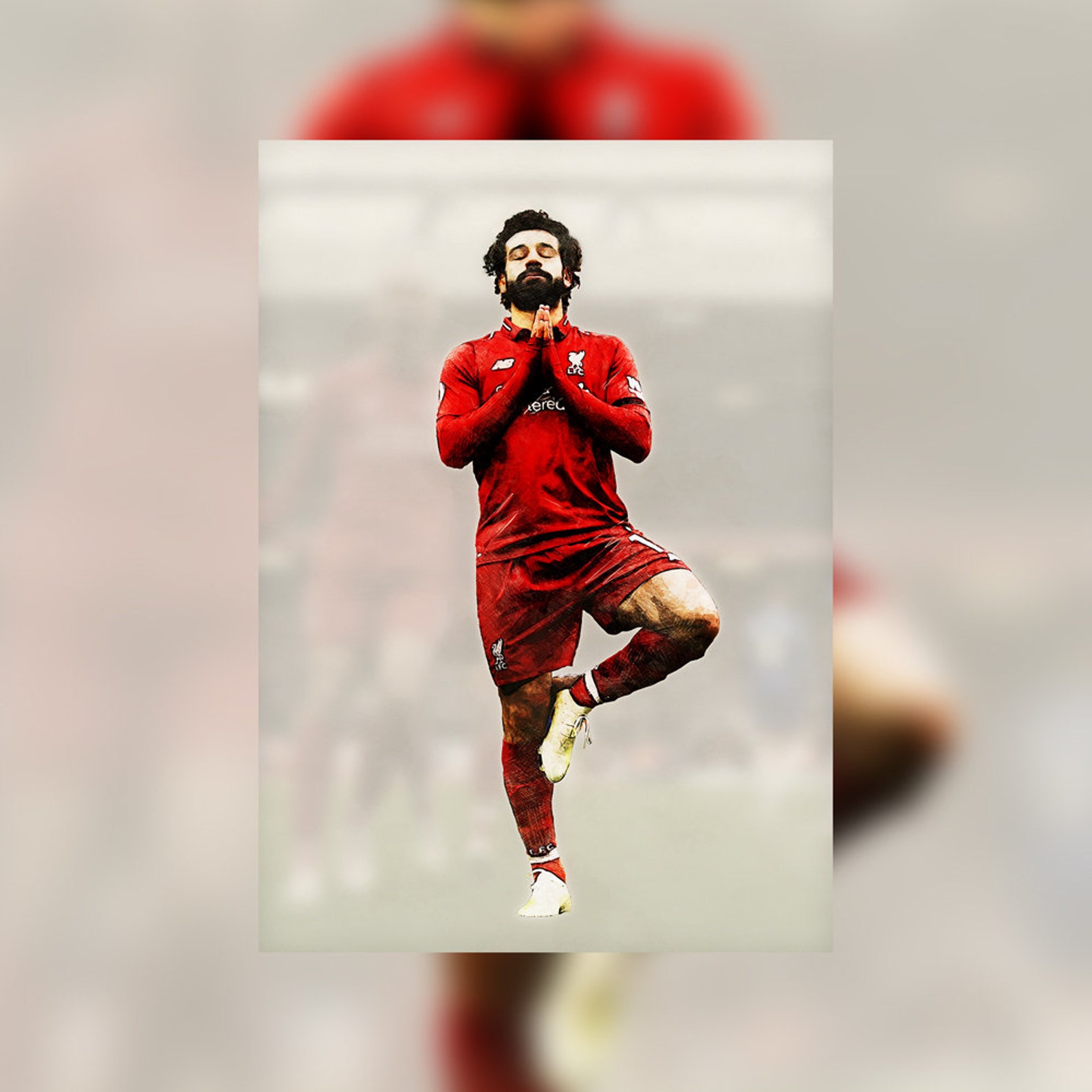 Mohamed Salah Poster Liverpool Posters Salah Print - Etsy