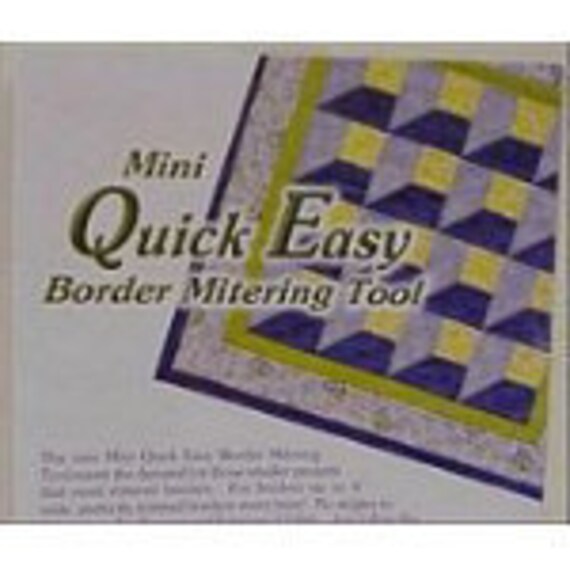Mini Quick Easy Border Mitering Tool | Etsy