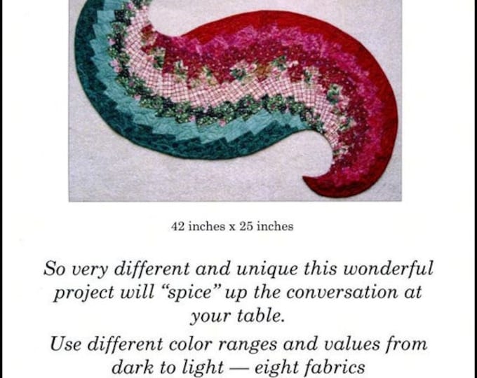 Spicy Spiral Table Runner Pattern - Etsy