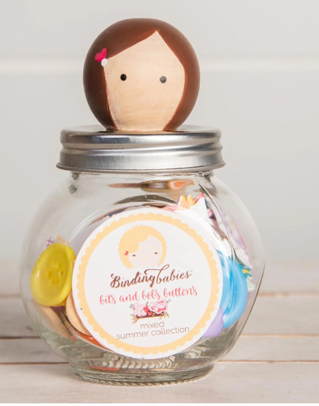 Bits and Bobs Summer Buttons - Summer Button Jar - Etsy