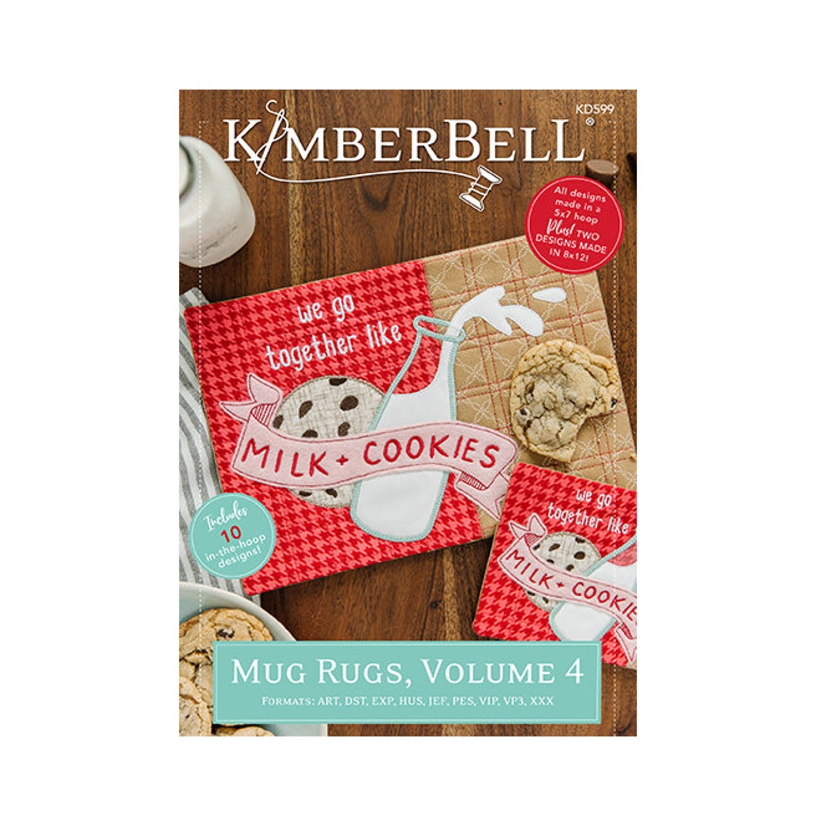 Mug Rugs Volume 4 by Kimberbell Machine Embroidery CD | Etsy