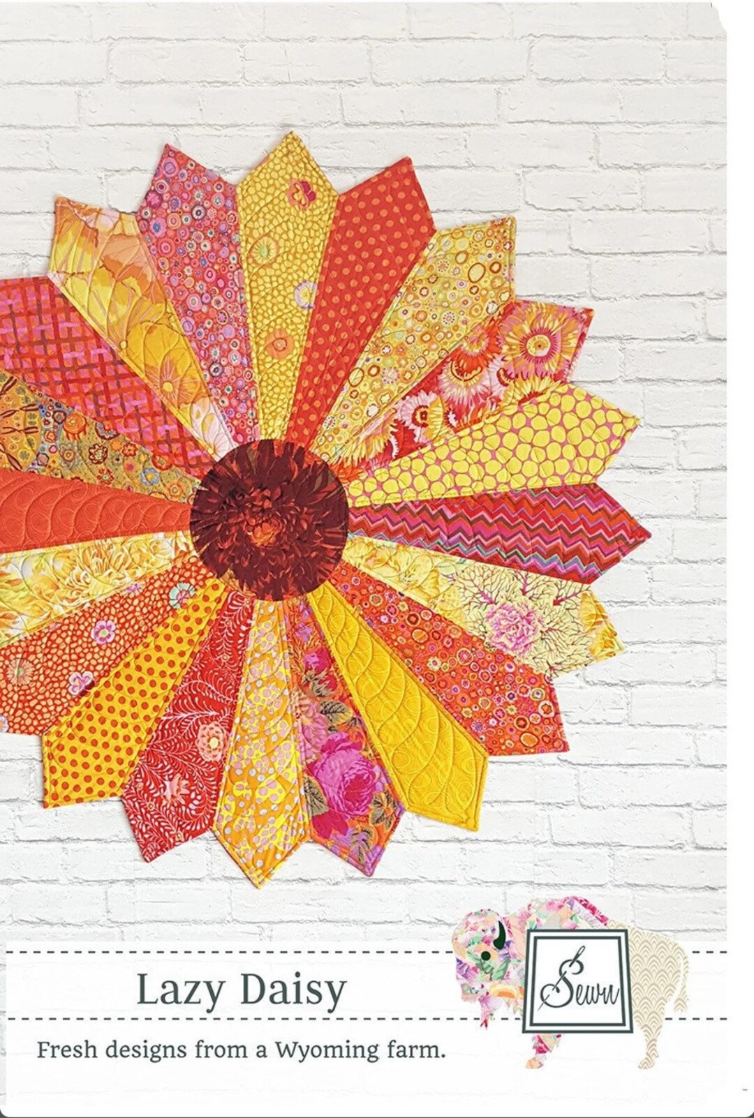 Lazy Daisy Quilt Quilting Pattern by Sewn Wyoming - Etsy
