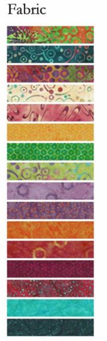 Bejeweled KIT Batik Quilt Kit - Etsy