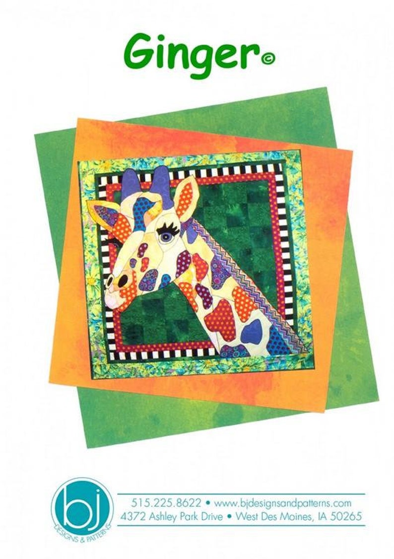 Ginger Collage Pattern by BJ Designs - Etsy