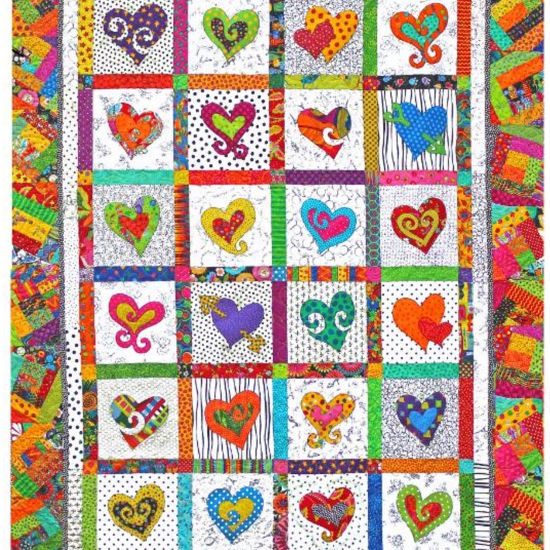 Heart Quilt Pattern - Etsy