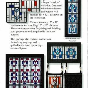 Stained Glass Applique in the Hoop for Embroidery Machine-svg | Etsy