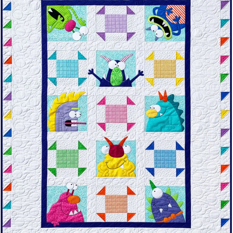 Monster Quilt - Etsy