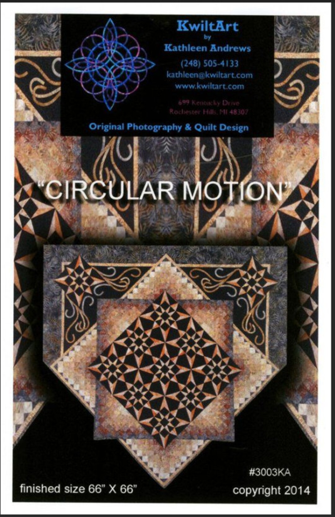 Circulation Motion Quilt Patter by Kwiltart - Etsy