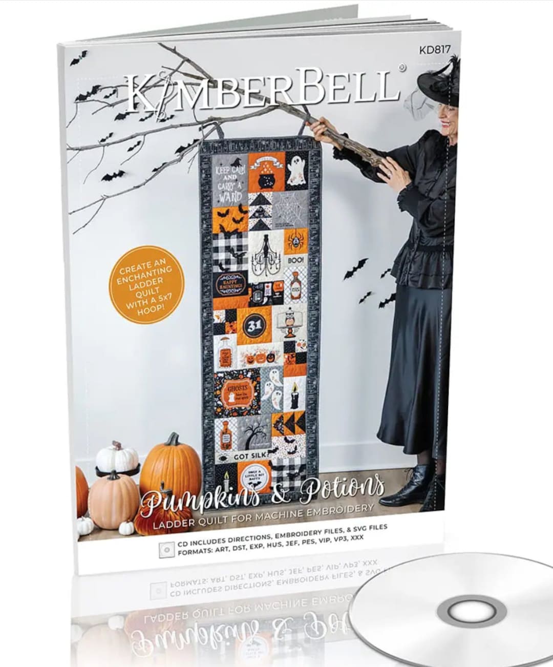 Kimberbell Pumpkins & Potions CD for Machine Embroidery #KD817 - Etsy