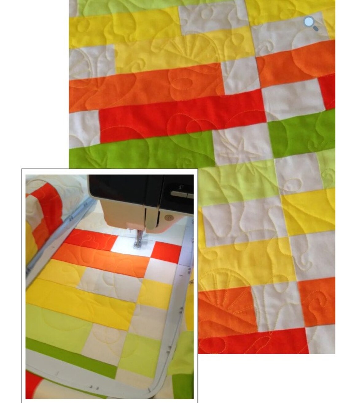 Edge-to-edge Quilting on Your Embroidery Machine - Etsy