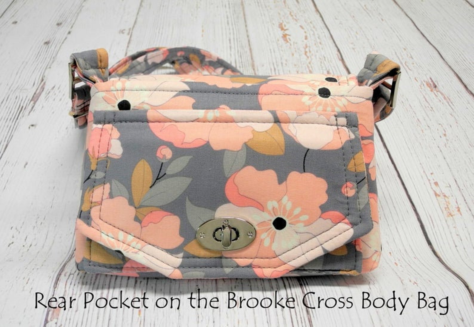 Brooke Cross Body Bag W/hardware by Papa Couture Originals - Etsy