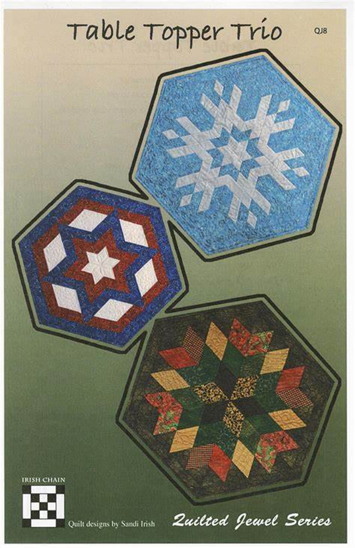 Table Topper Trio &I Spy Patterns With Template by Irish Chain - Etsy