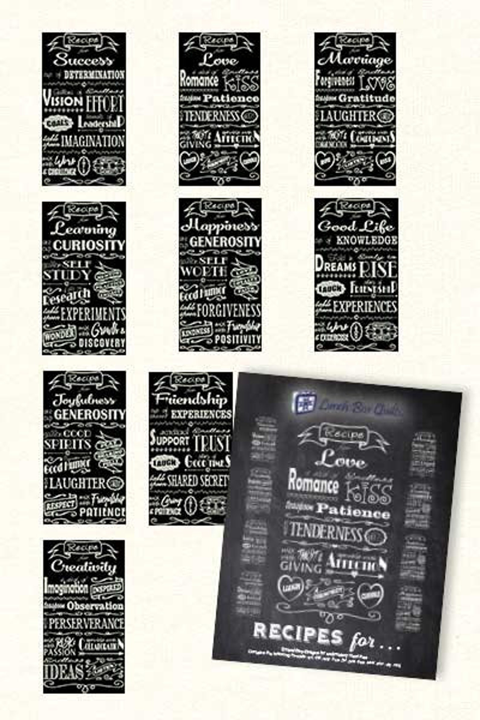 Recipes For.....embroidery Machine Designs by Lunch Box Quilts - Etsy