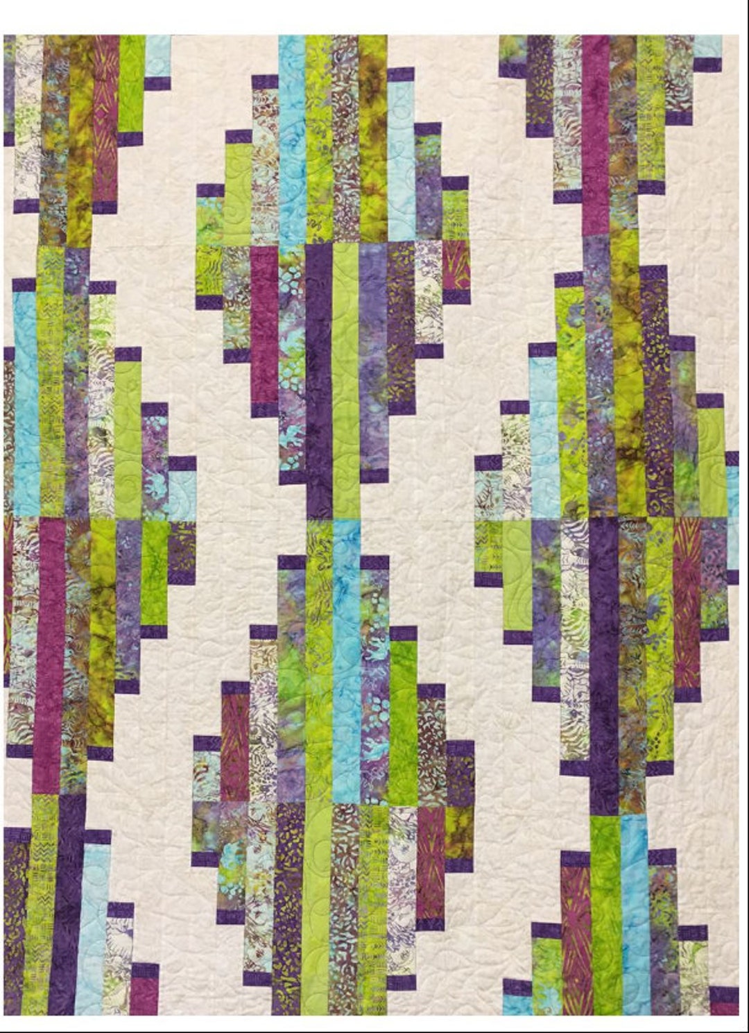 Lonb Tall Batik Quilt Kit - Etsy