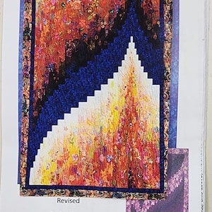 Two Fabric Bargello Quilt Kit and Pattern - Etsy