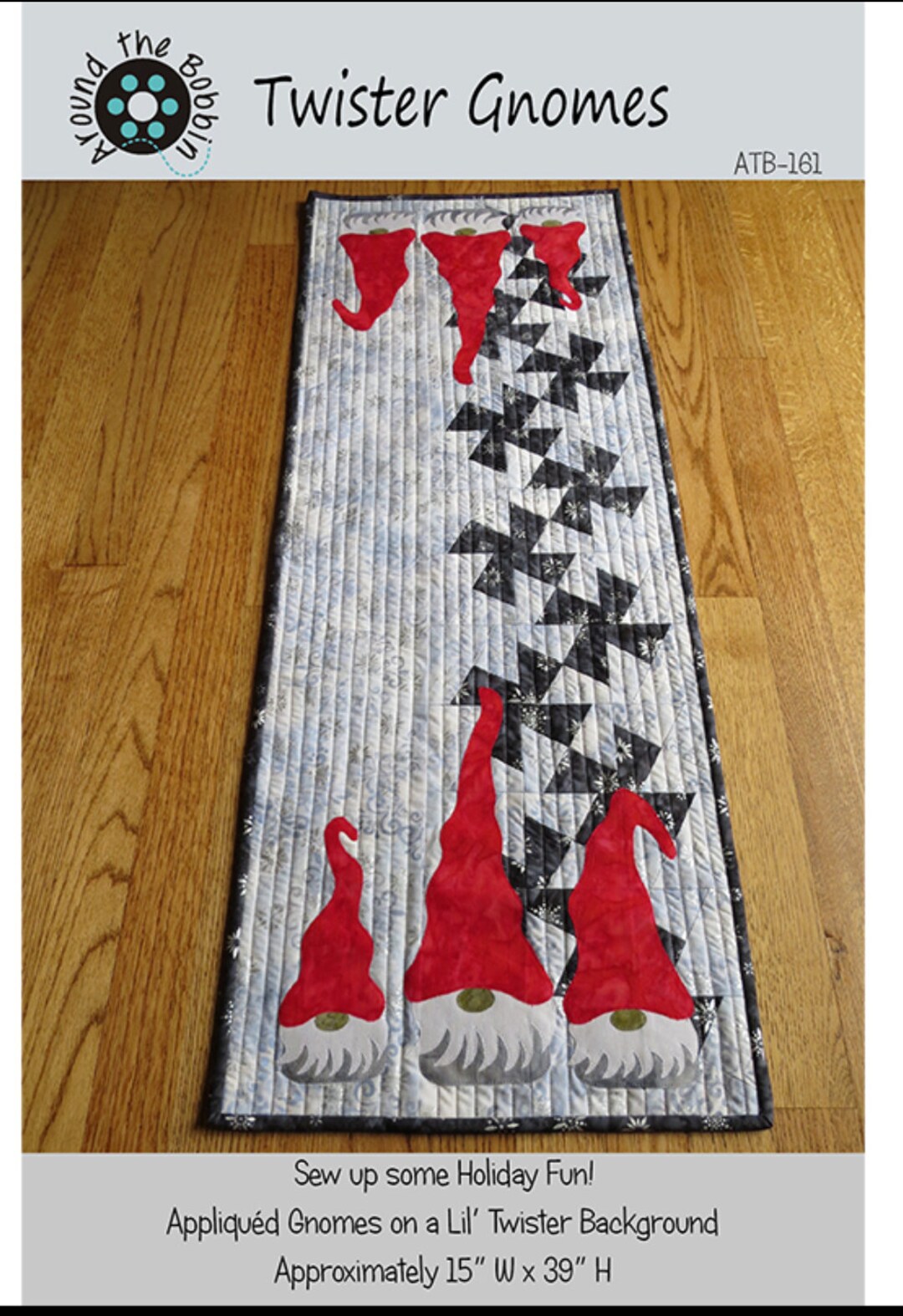 Twister Gnomes Table Runner Pattern W/lil' Twister Tool - Etsy