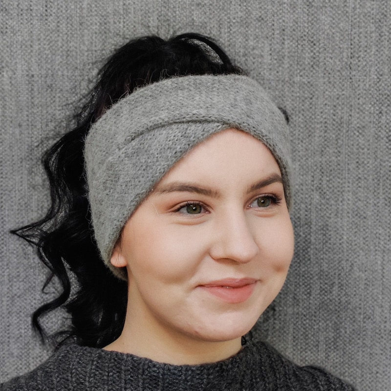 Wool Twist Headband Black - Etsy