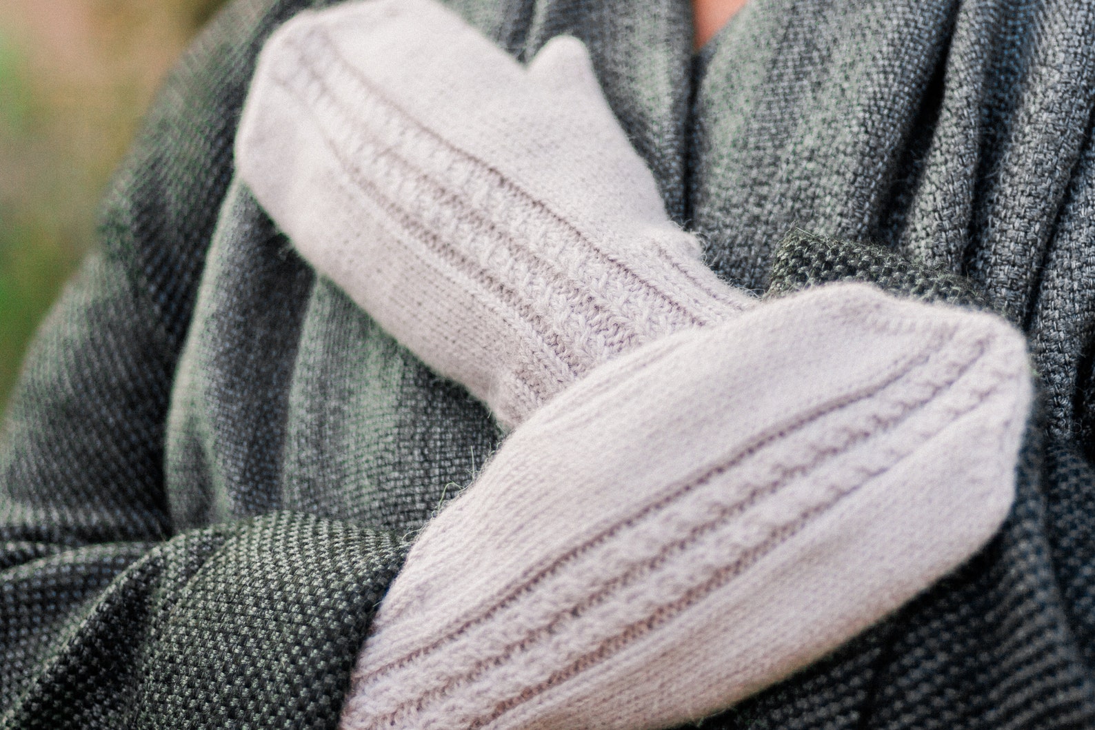 Alpaca Mittens Warm Hand Knit Chunky Women Lavender Wool - Etsy