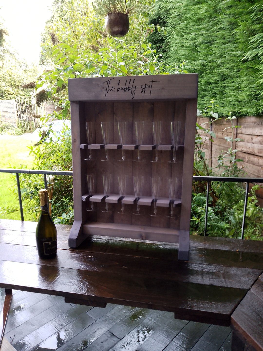 IEUAN Prosecco Champagne Wall Freestanding Table Top - Etsy
