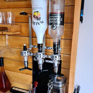 ARWEN Optic Drop Down Wall Bar Wooden Wall Mounted - Etsy