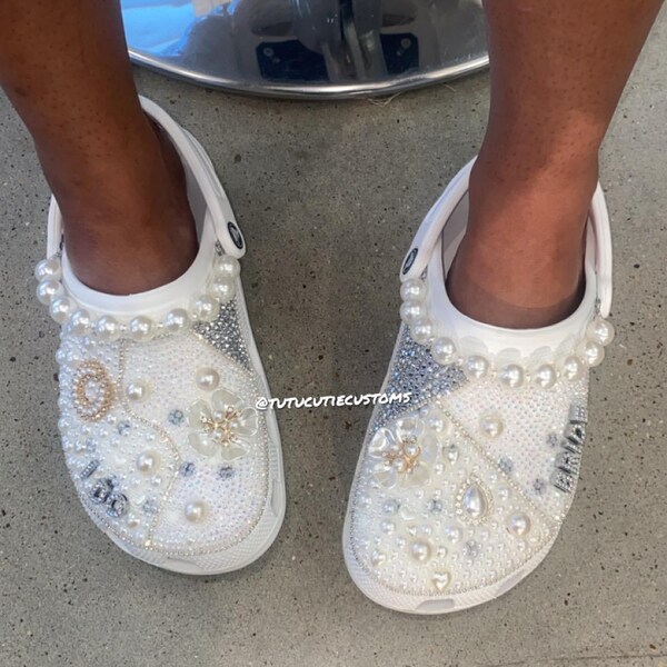 Wedding Crocs - Etsy