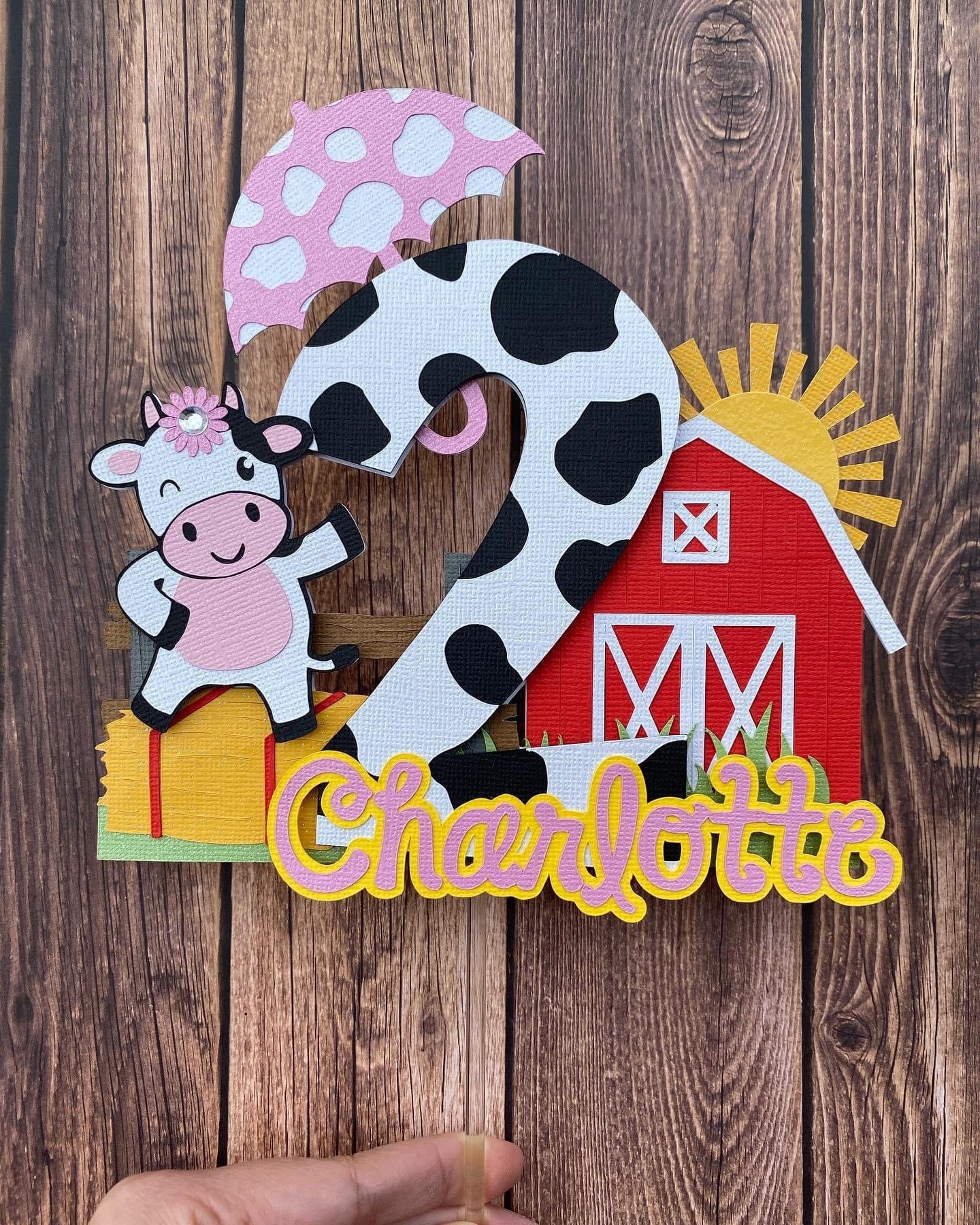 Paper And Party Supplies Party Décor Party Supplies Personalized Vaca