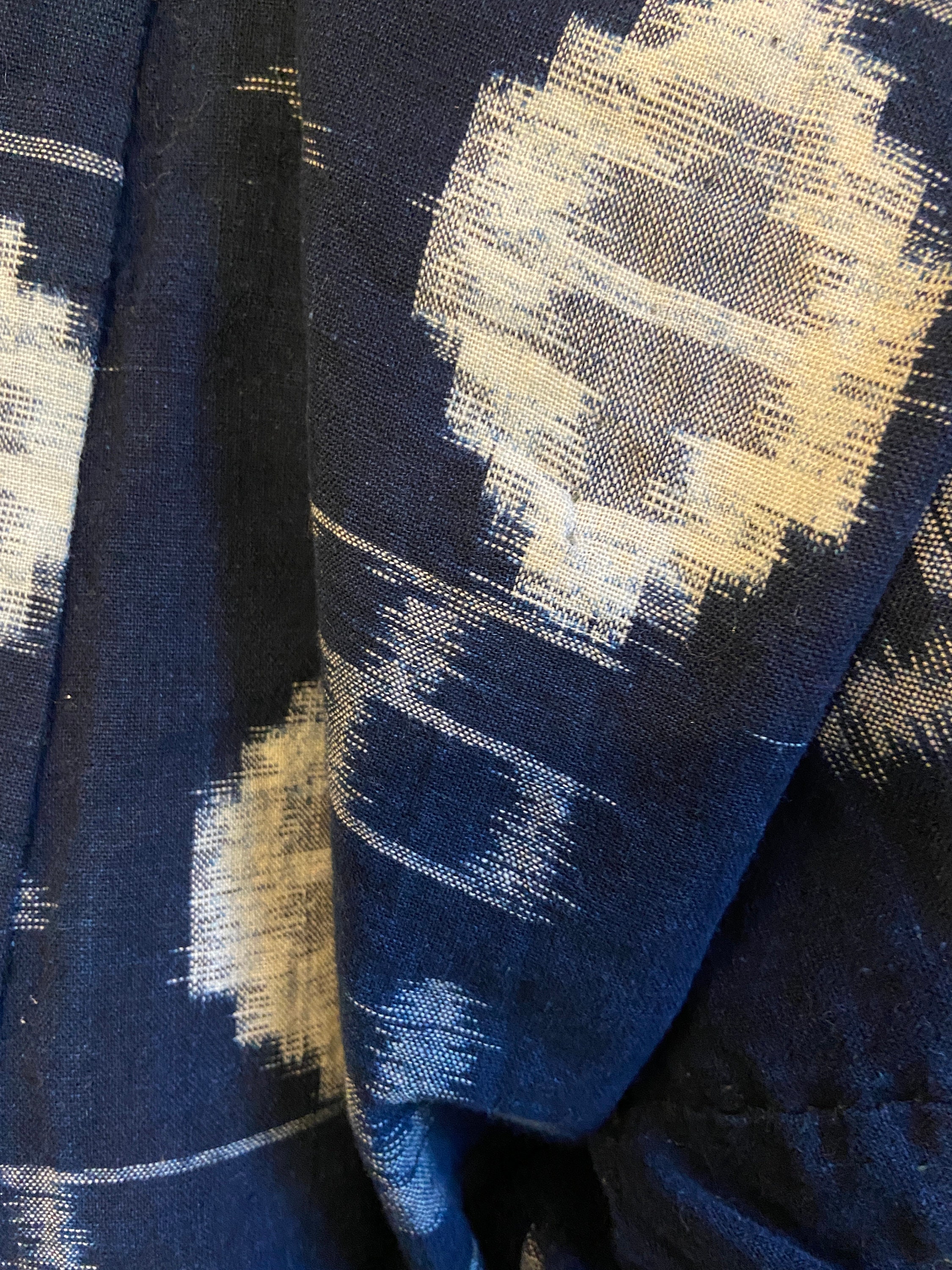 Antique Japanese Noragi Jacket Made in Kasuri Fabric ikat - Etsy
