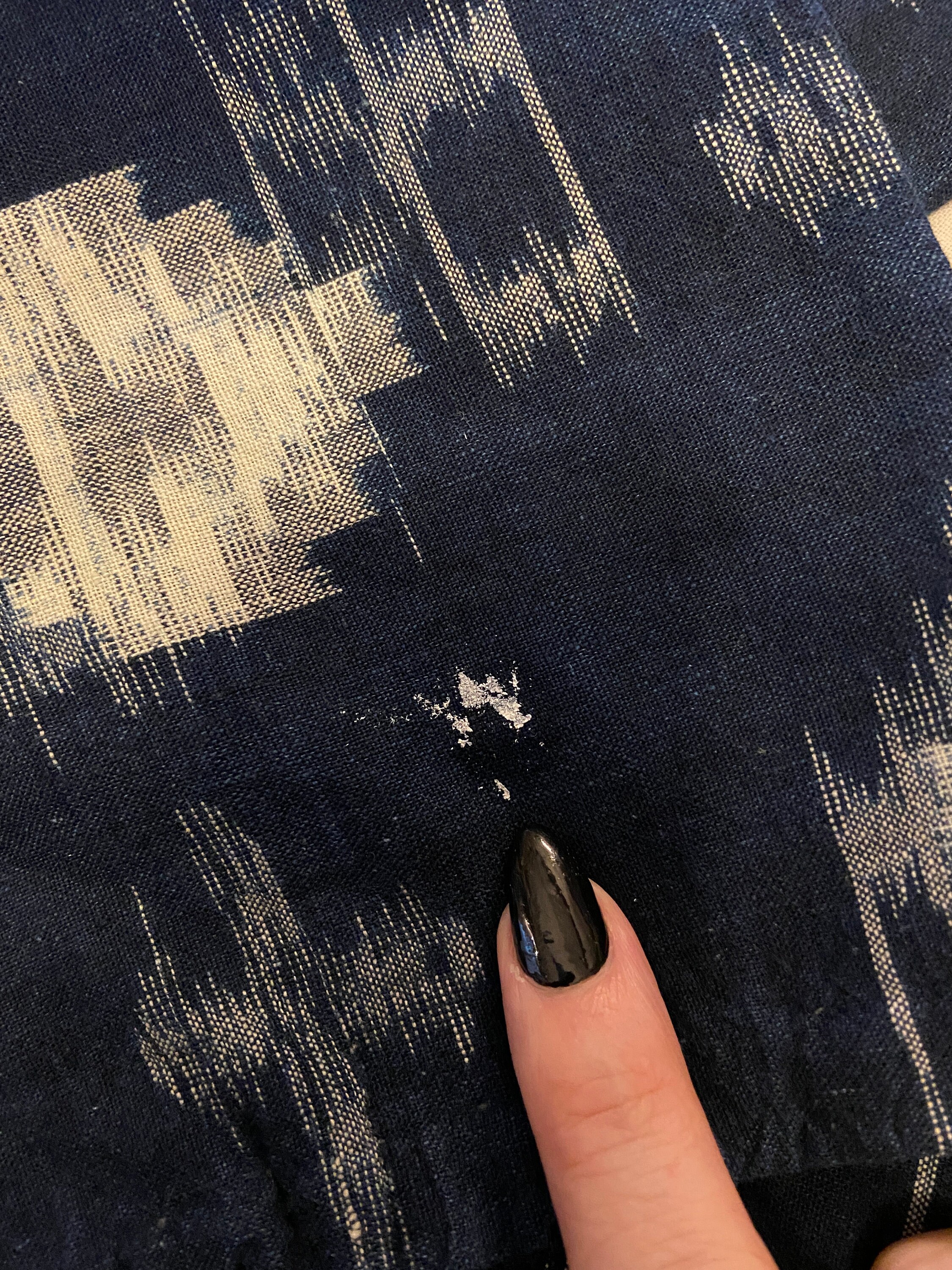 Antique Japanese Noragi Jacket Made in Kasuri Fabric ikat Technique and ...